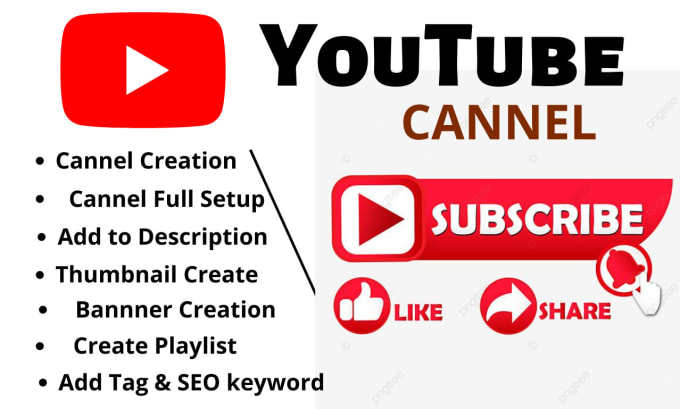 Do youtube banner logo intro outro and setup channel by Pro_dm_experts ...