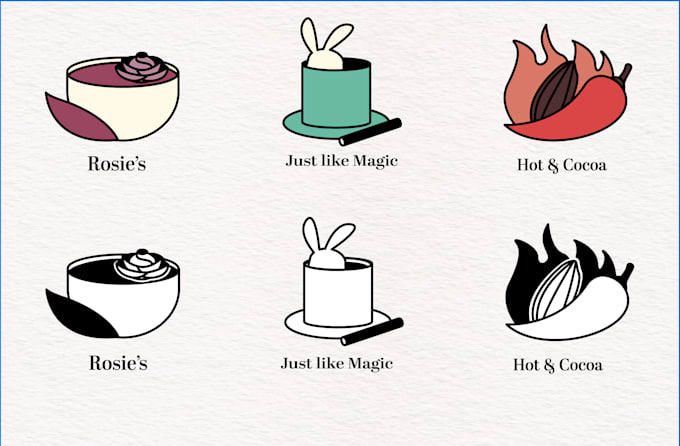 Design a 3 component logo fast by Matsdino | Fiverr