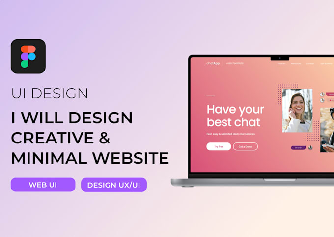Do professional ui design for your website using figma by Nati_webstudio | Fiverr