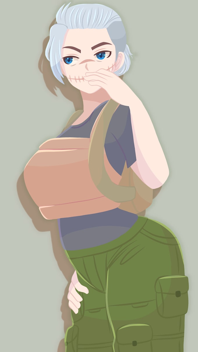 Draw you a lineless art style of your character by Drawydraws | Fiverr