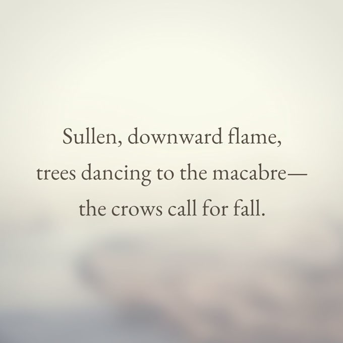 Write a short poem about a topic that you want by Hiya_synth | Fiverr