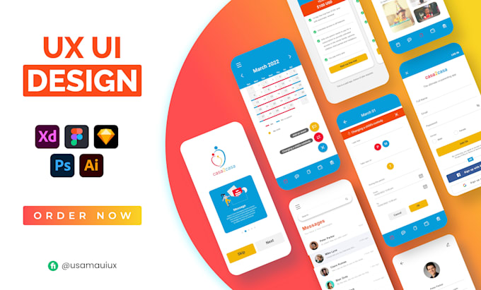 Create stunning ui ux design for your mobile app design by Usamauiux ...