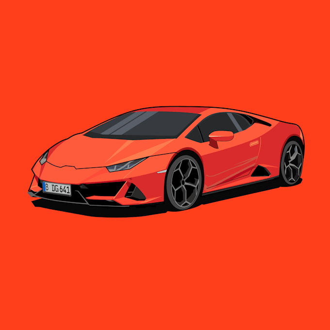 Draw Cartoon Vector Ilustration Car For Your By Agipwilasand691 Fiverr