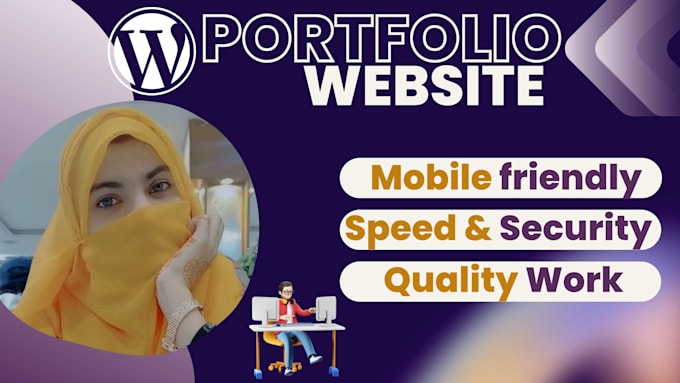Create a responsive personal portfolio website design by Iqra1802 | Fiverr