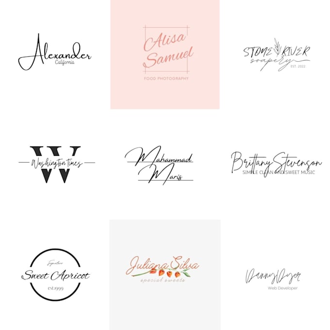 Design a cursive, handwritten, scribe, signature logo by Dann_dyer | Fiverr