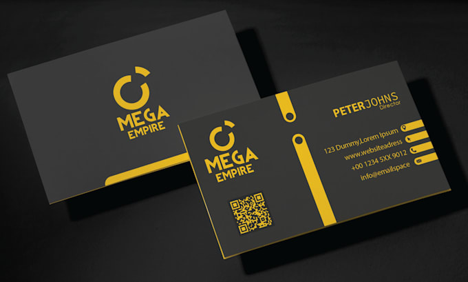Design a professional business card with qr code by Emaan_creatives ...