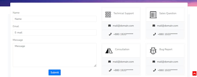 Create portfolio website front end and full stack by Shamoldas | Fiverr
