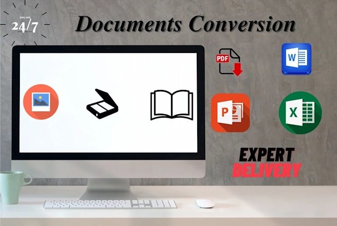 Data entry, manual data entry, convert pdf to word, excel, powerpoint ...