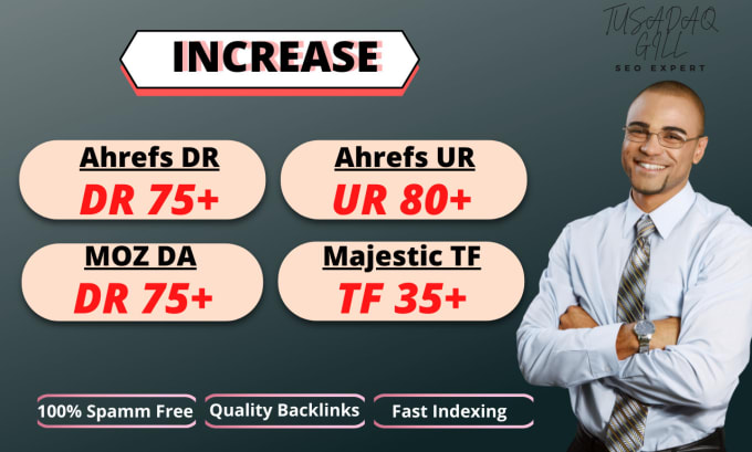 Increase domain rating ahrefs dr ur domain authority da tf by ...