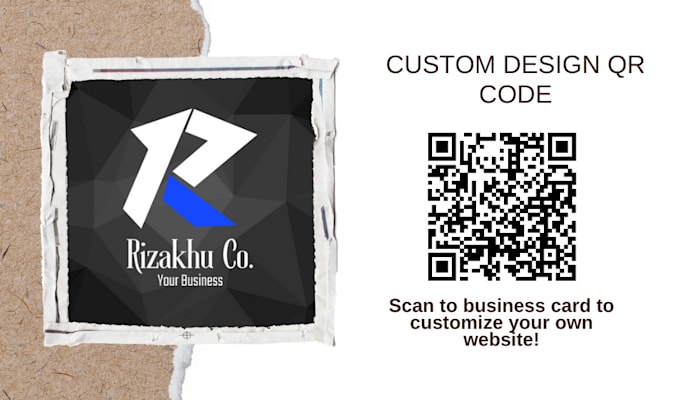 Create a design qr code for your business or anylink by Rizakhu | Fiverr