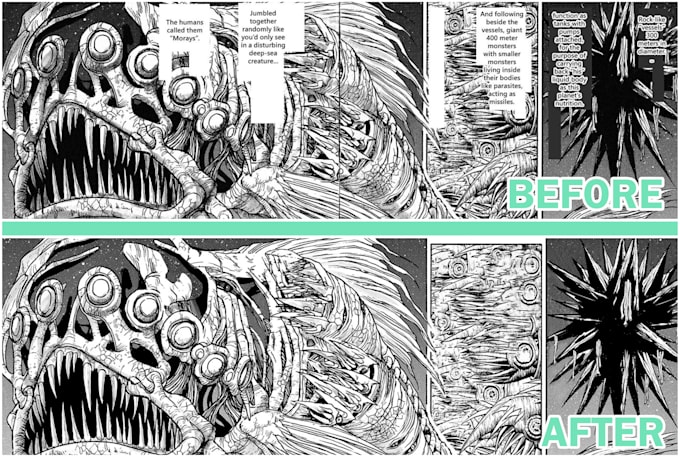 Clean and redraw manga, illustration, manhwa, manhua, doujin, for you ...