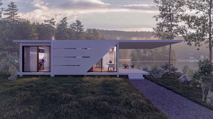 Make a realistic architecture render for you by Juannath | Fiverr