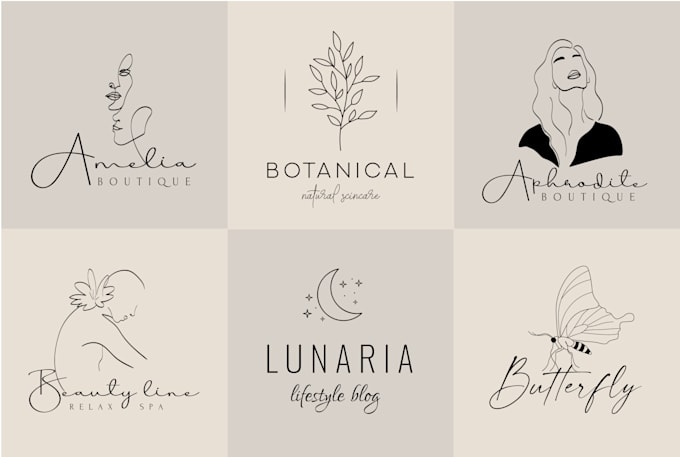 Create an elegant hand drawn botanical boho logo design by Zain141997 ...