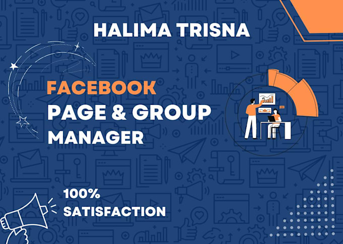 Be your facebook page and group manager by Halimatrisna | Fiverr