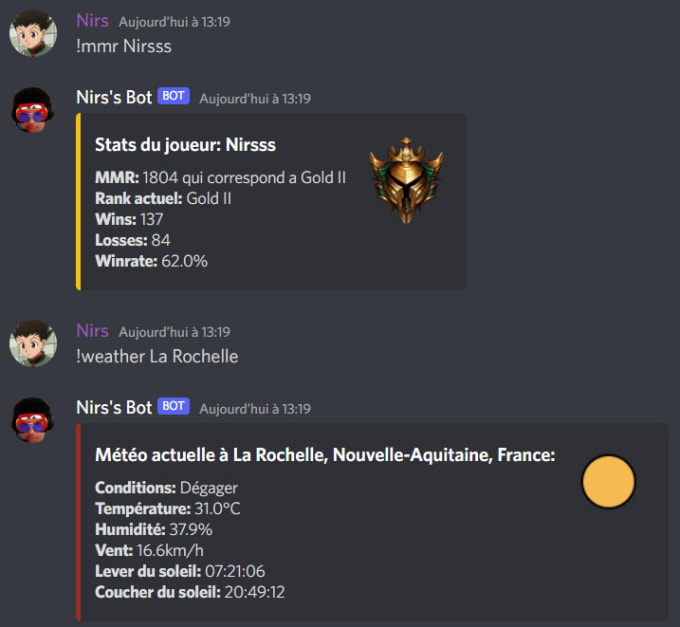 Do a discord bot by Nirs123 | Fiverr