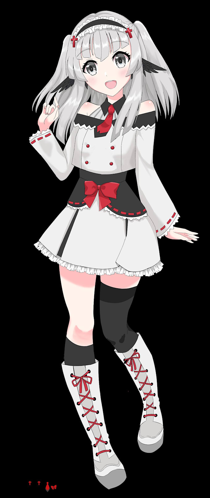 Design anime professional live2d model,avatar,logo for vtuber,facerig ...