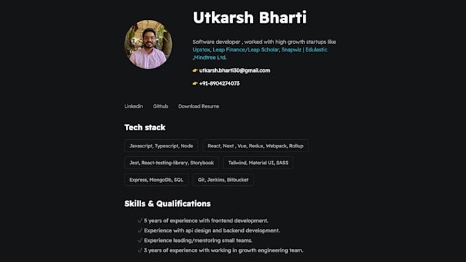 Help build web apps with modern frameworks like react js by Utkarsh ...
