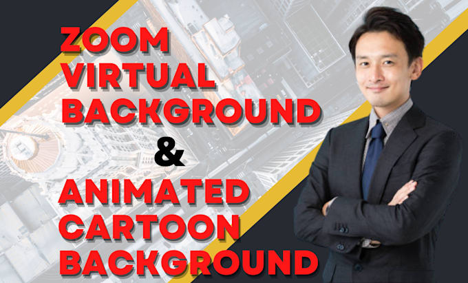 Create zoom virtual and animated cartoon background by Canva_expert67 ...
