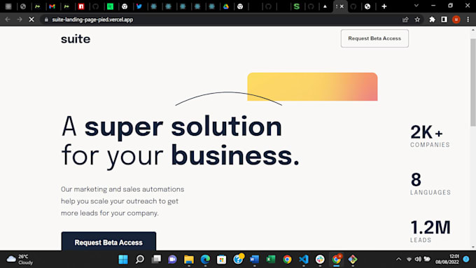 Create a professional web design made simple and easy by Peter_ude | Fiverr