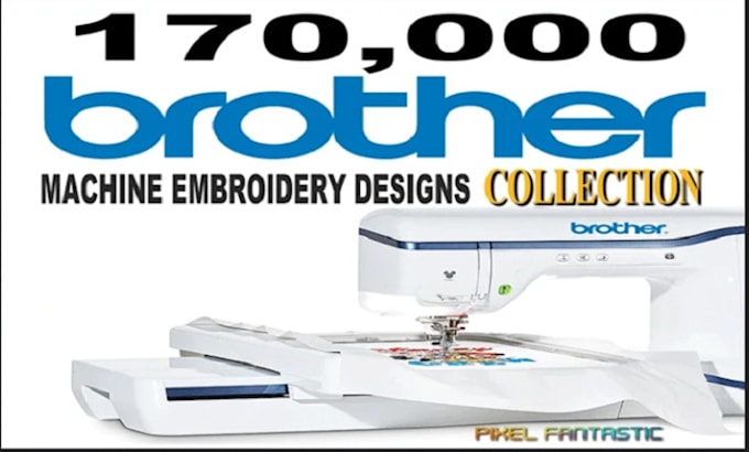 170,000 brother machine embroidery pattern designs collection by ...