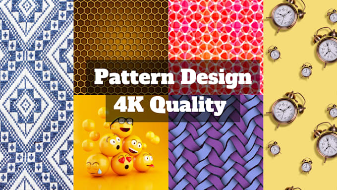 Create 4k quality pattern design by Dinupatel | Fiverr