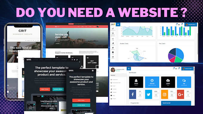 Design Modern Html Css Bootstrap And Js Responsive Website By Oussamabenabid Fiverr 