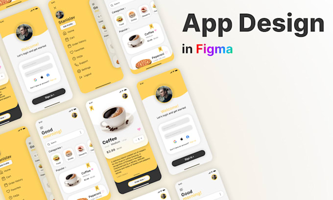 Create ui for your app by Stanislavgorod | Fiverr