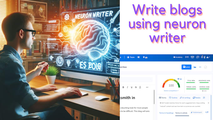 Use neuron writer to optimize your blog post for seo by Aozata | Fiverr