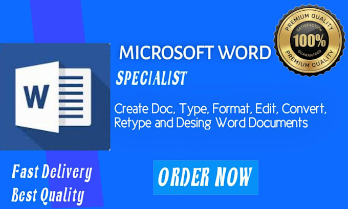 Create format and design your microsoft word documents by H_m_pro | Fiverr