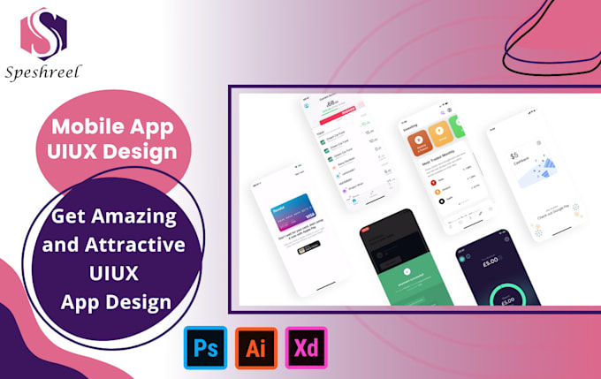 Create uiux app design, uiux website dashboard design by Speshreel | Fiverr