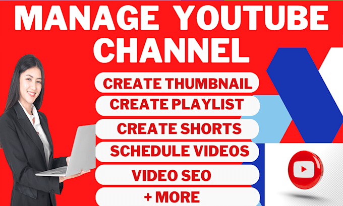 Be your youtube channel manager by Rejawana | Fiverr