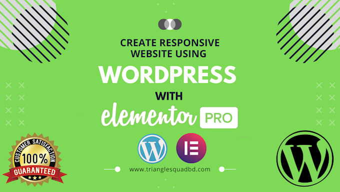 Create wordpress website with elementor pro by Triangle_squad | Fiverr
