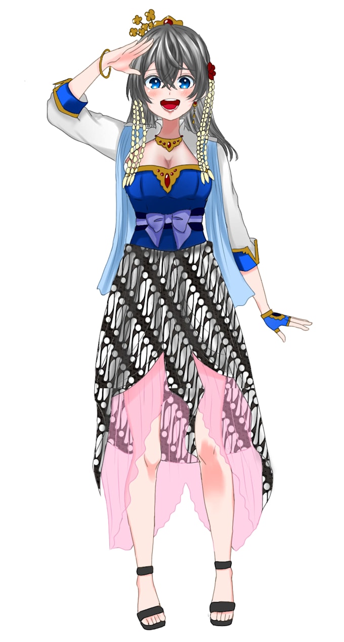 Making anime character and draw something for you by Miyuki_aigawa | Fiverr