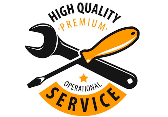 Create high quality servicing logo with text with any file by Andy ...