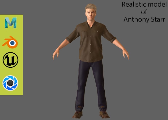Do creative realistic 3d character modeling, 3d and stylized character ...