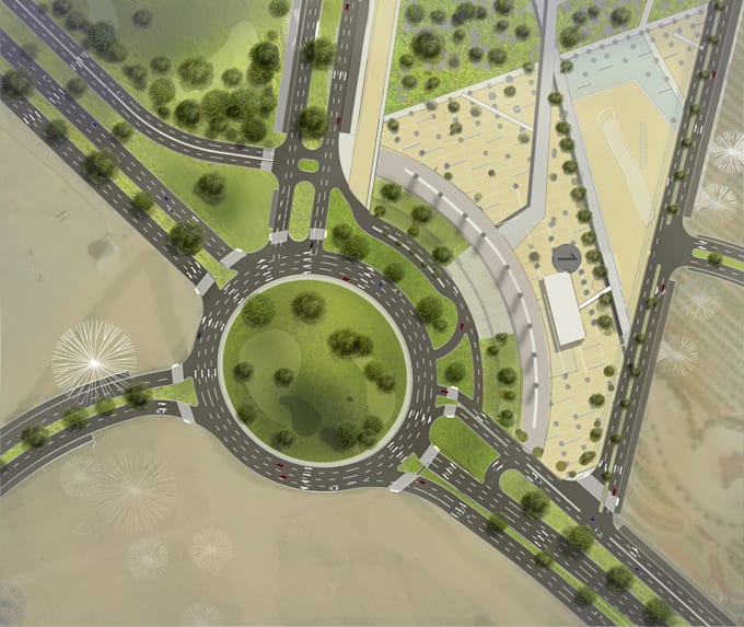 Render site plan or masterplan in photoshop by Atrium_studio | Fiverr