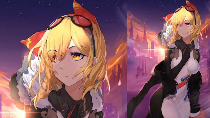 Animate character for live2d wallpaper or vtuber loading screen by ...