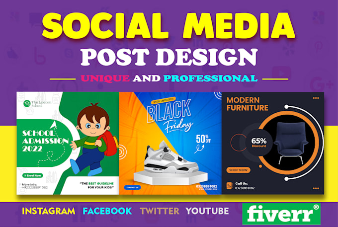 Design social media post, banners ads by Fahamnawab | Fiverr