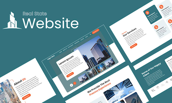 Modern eye catching website design by Johndevid29 | Fiverr