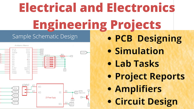 Do lab tasks of electronics circuits simulation with report and design pcb also by Namra123 | Fiverr