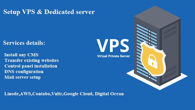 Setup vps or dedicated server, install control panel by Mehulmangal502 | Fiverr