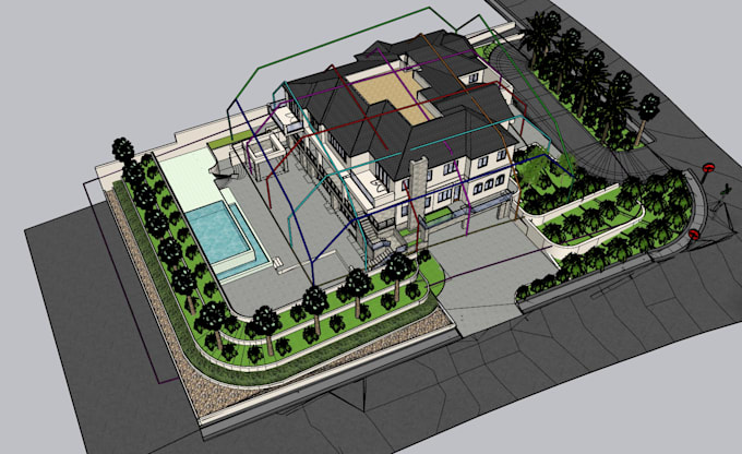 Provide a free 3d sketchup or revit model with realistic rendering ...