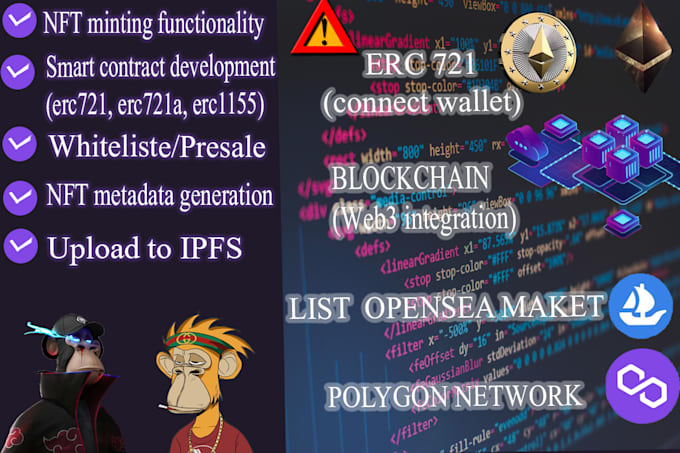 Develop nft smart contract, nft minting website in 48 hours by ...