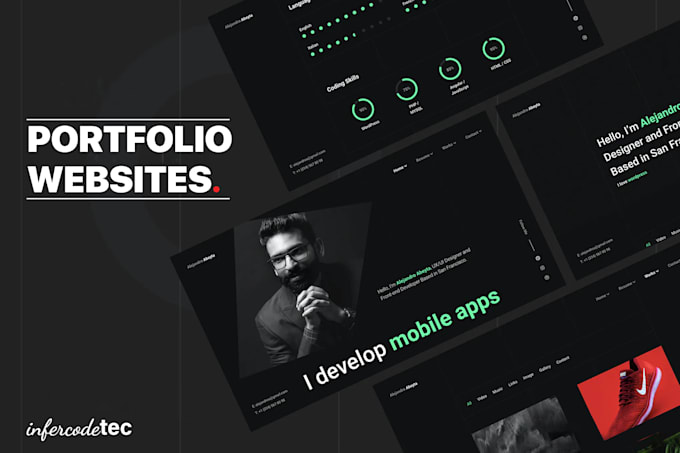 Build your portfolio website by Infercodetec | Fiverr