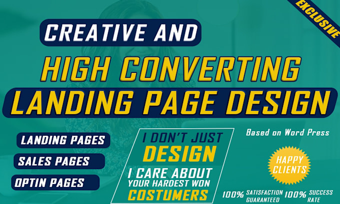 Create high converting wordpress landing page using elementor pro by Abeabdul | Fiverr