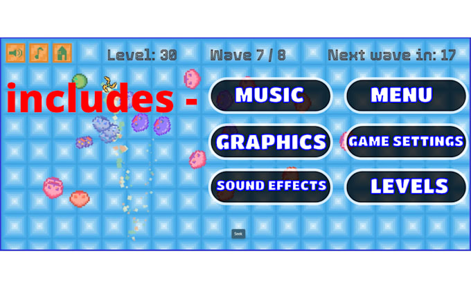 Make Your Full 2d Web Game Idea By Michaelalpin | Fiverr