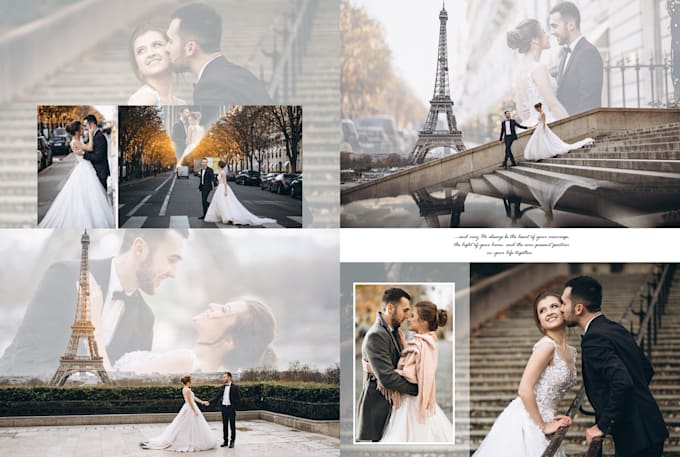 Do professional and unique wedding album, photobook designs by ...