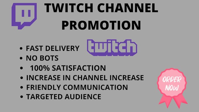 Professionally do twitch promotion and marketing by Kelvinwells | Fiverr