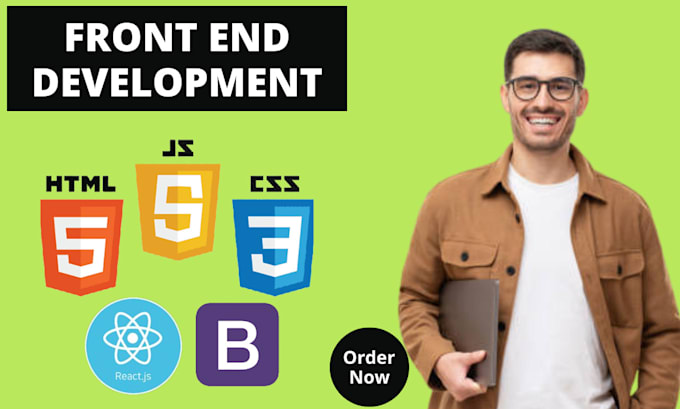Do A Professional Frontend Web Development In Html Css React Javascript By Paulwiliams Fiverr