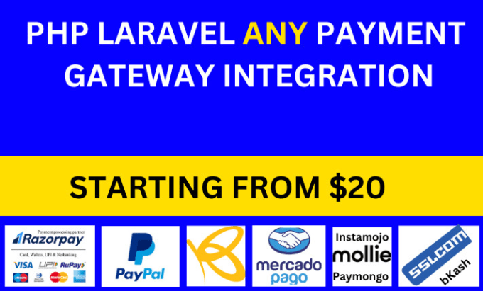 Integrate payment gateway in php laravel website by Khalil550 | Fiverr Integrate payment gateway in php laravel website by Khalil550 | Fiverr
